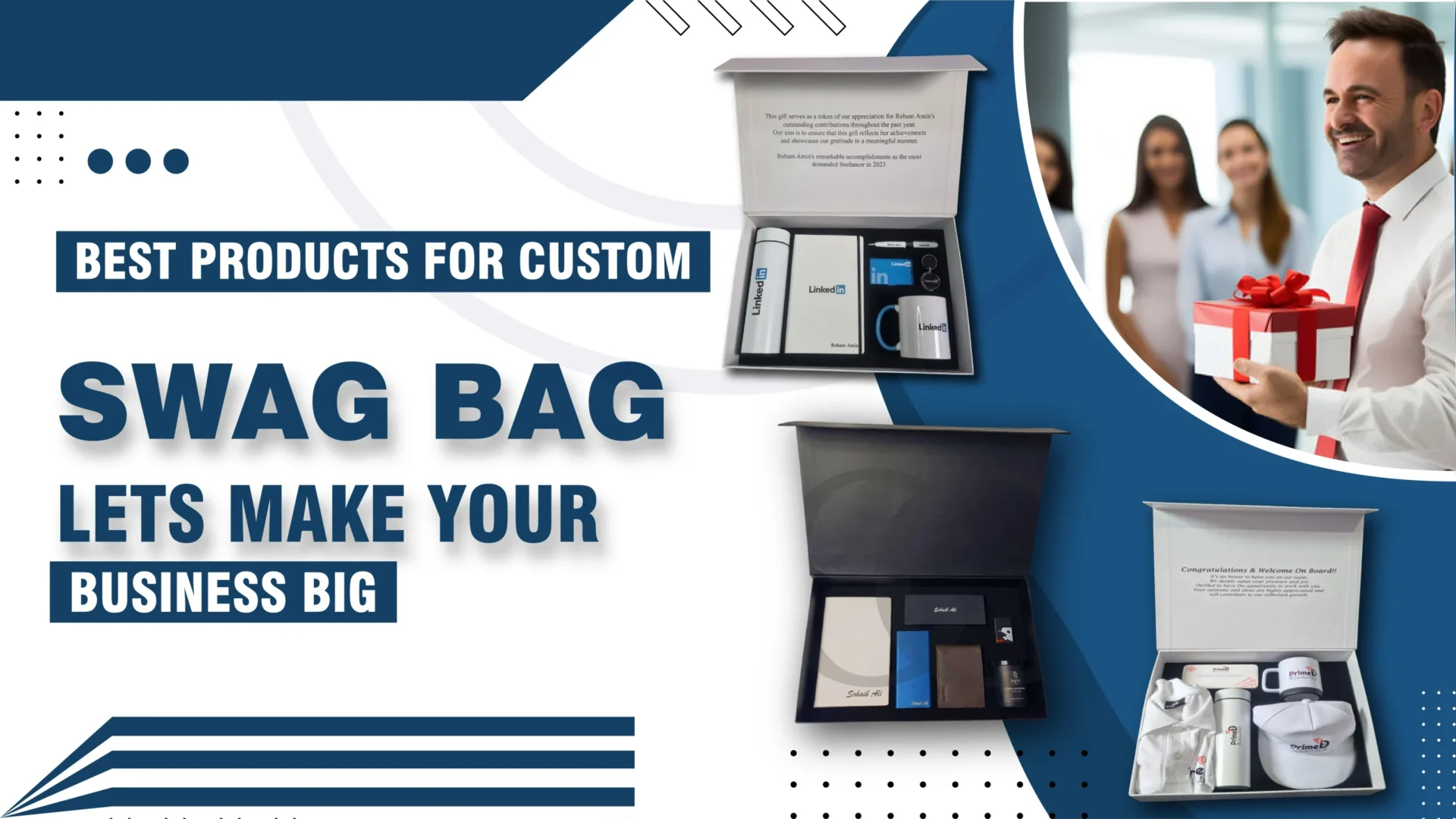 Custom Swag Bags for New Year 2024 | Premium Corporate Gift!